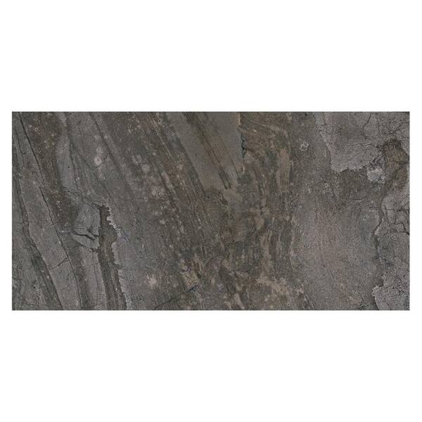 Ivy Hill Tile Sereno Earth Brown 4 in. x 0.41 in. Matte Porcelain Floor ...