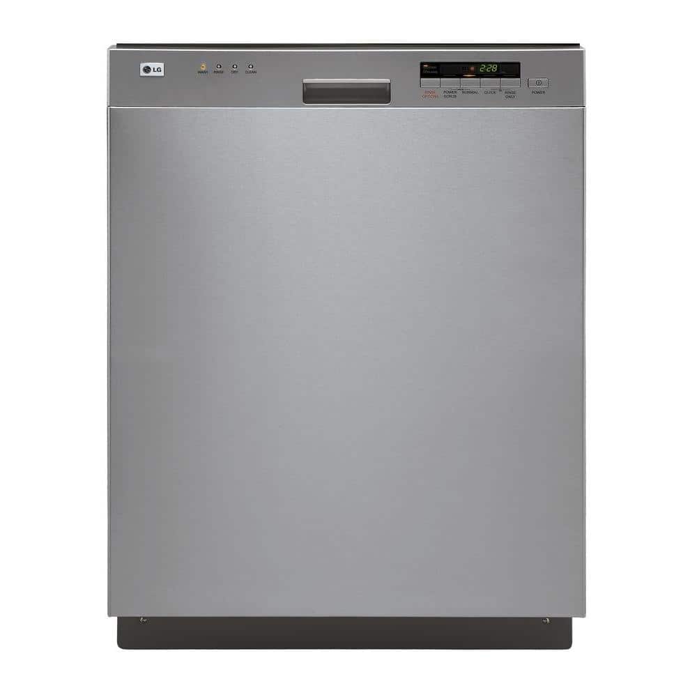 LG Front Control Dishwasher in Stainless Steel with Stainless Steel Tub ...