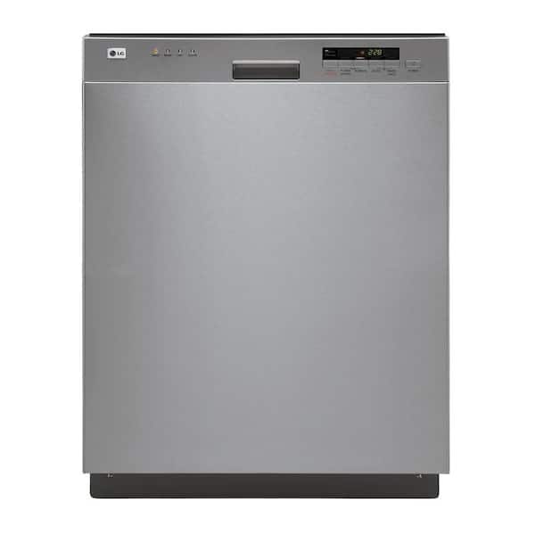 LG Front Control Dishwasher in Stainless Steel with Stainless Steel Tub ...