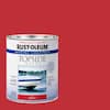 Rust-Oleum Marine 1 qt. Gloss Bright Red Topside Paint (4-Pack) 207004 ...