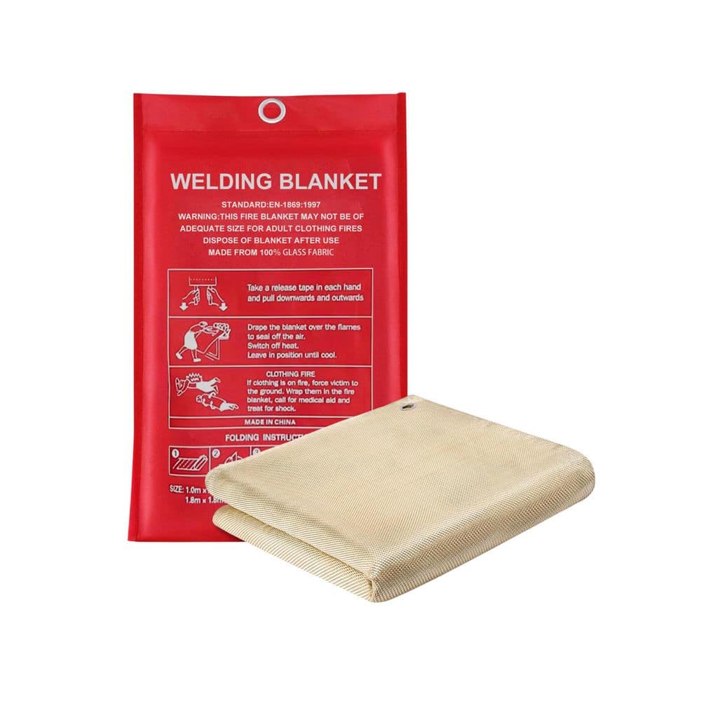 Ahfiwaso Thickened Fiberglass Welding Blanket Heat Resistant Insulation ...