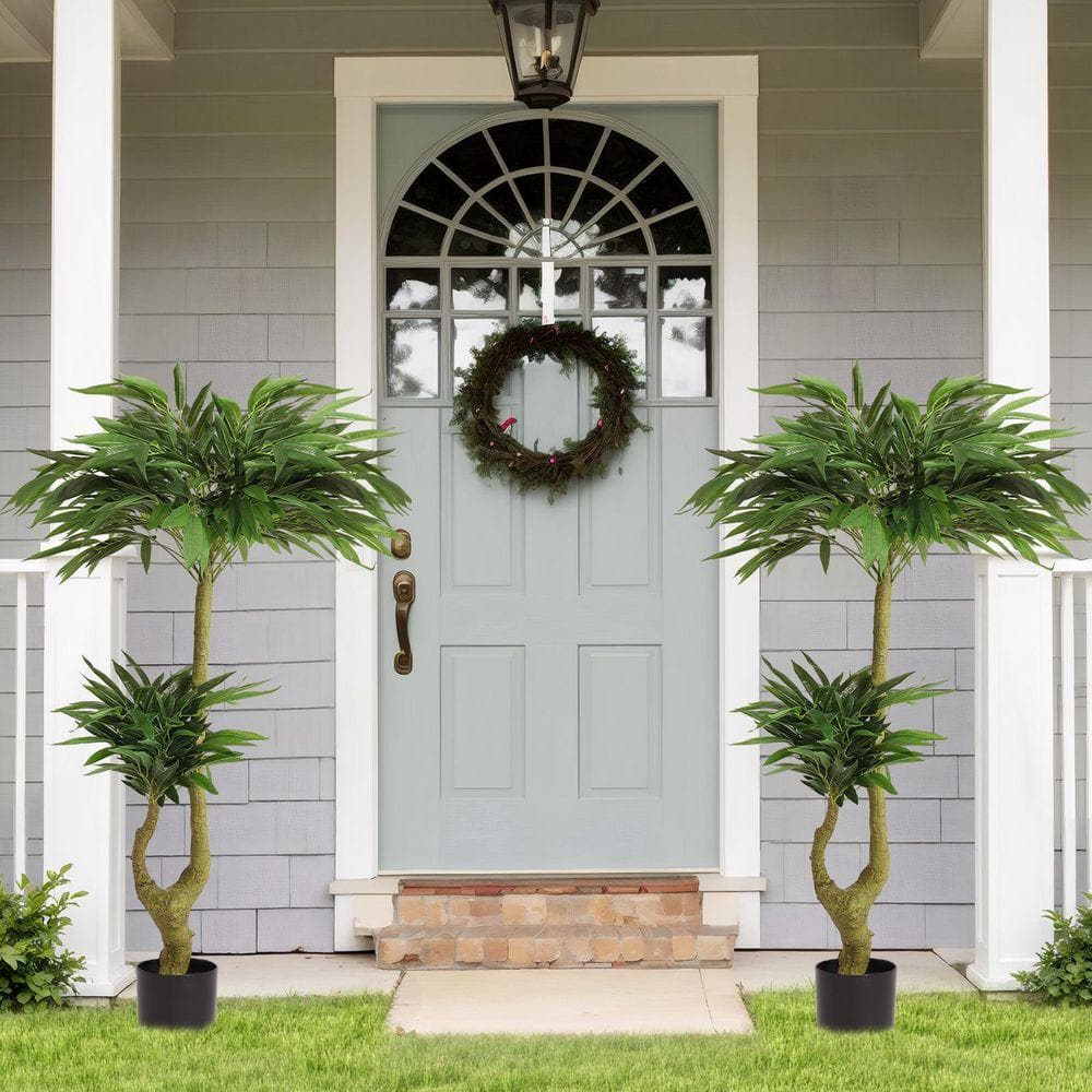 JUJABU 5 ft. Artificial Willow Tree in Pot Lol.112 - The Home Depot