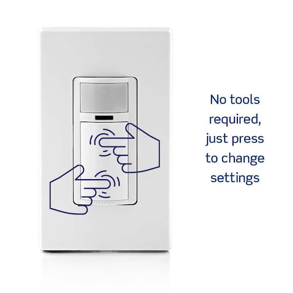 Leviton Decora Motion Sensor In-Wall Switch, Auto-On, 2A, Single Pole ...