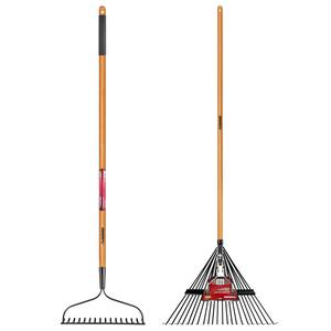 ALTERRA 2-Piece Multi-Purpose Scoop and Rake Garden Tool Set A210531 ...