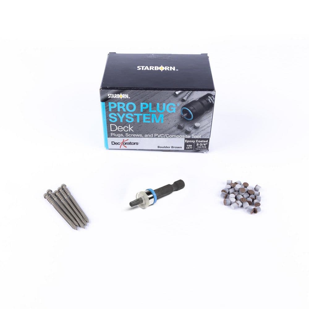 Deckorators Summit #10 x 2-3/4 in. Star Trim Head Pro Plug System ...