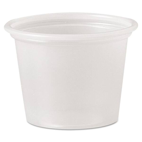 Dart Translucent 1 oz. Disposable Polystyrene Plastic Cups (2500 Per ...