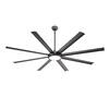 WINGBO 72 in. LED Standard Ceiling Fan Indoor Charcoal Gray Ceiling Fan ...