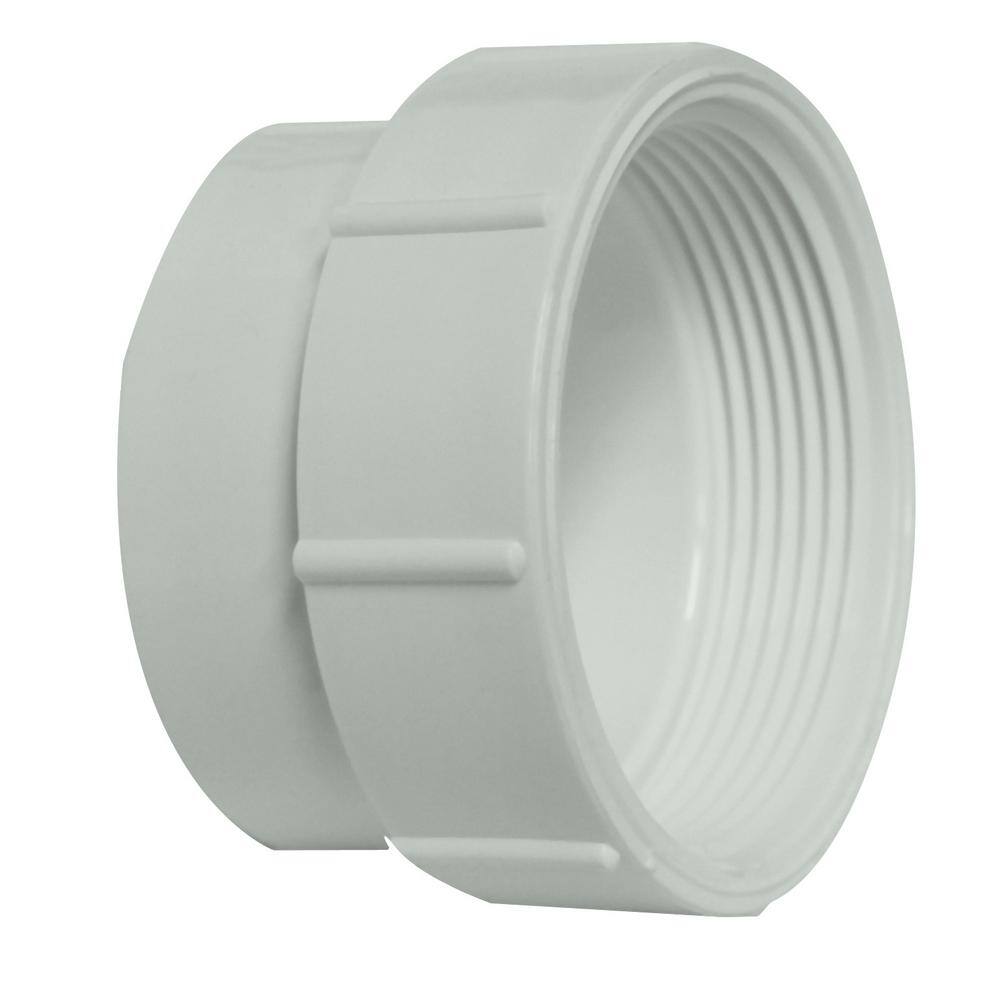 IPEX 2 in. PVC DWV SPG x FPT Cleanout Adapter 34-LP105-020B - The Home ...
