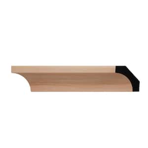 Ekena Millwork WM49 2.09 in. D x 3 in. W x 6 in. L Wood (Cherry) Crown ...