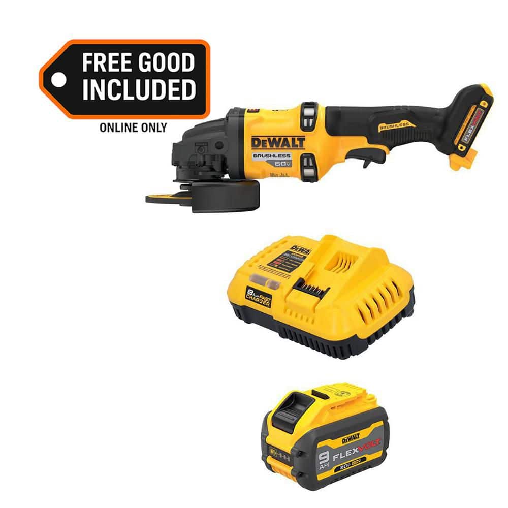 DEWALT FLEX VOLT 60-Volt MAX Lithium-Ion Cordless Brushless 4.5 in. to ...