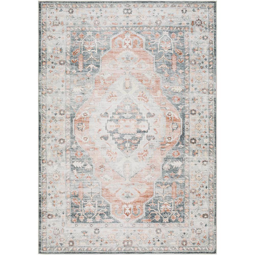 Livabliss Lavable Gray 3 ft. x 6 ft. Machine-Washable Rug LVB2309-3656 ...