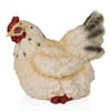 Alpine Corporation Polyresin Resting White Hen Statuary WFM100HH-WT ...