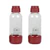 DrinkMate 0.5 L Red Carbonating Water Machine Bottles 002-03-2X - The ...