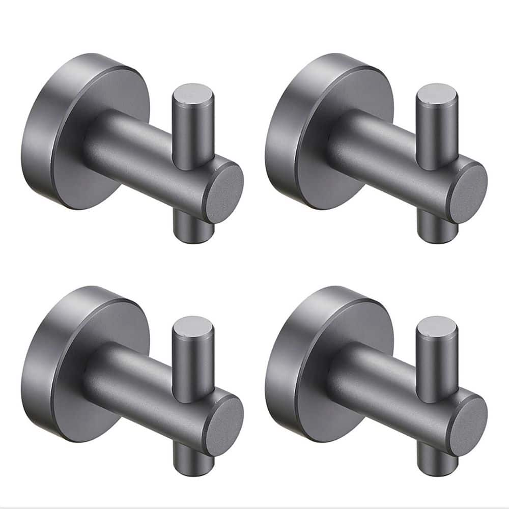 Tahanbath 4 J-Hook Bath Hook in Grey Z-T3177P280081 - The Home Depot