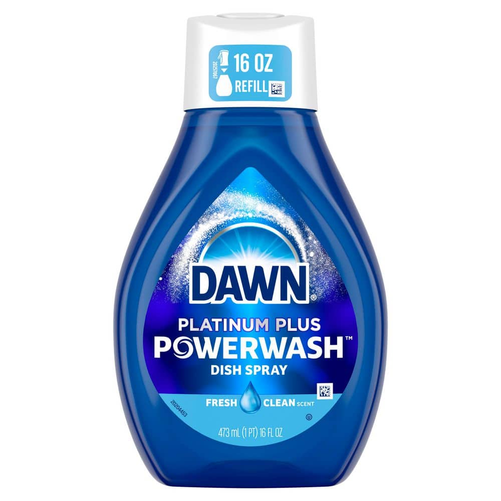 Dawn Platinum Powerwash Dish Spray 16 oz. Fresh Scent Dish Soap refill ...