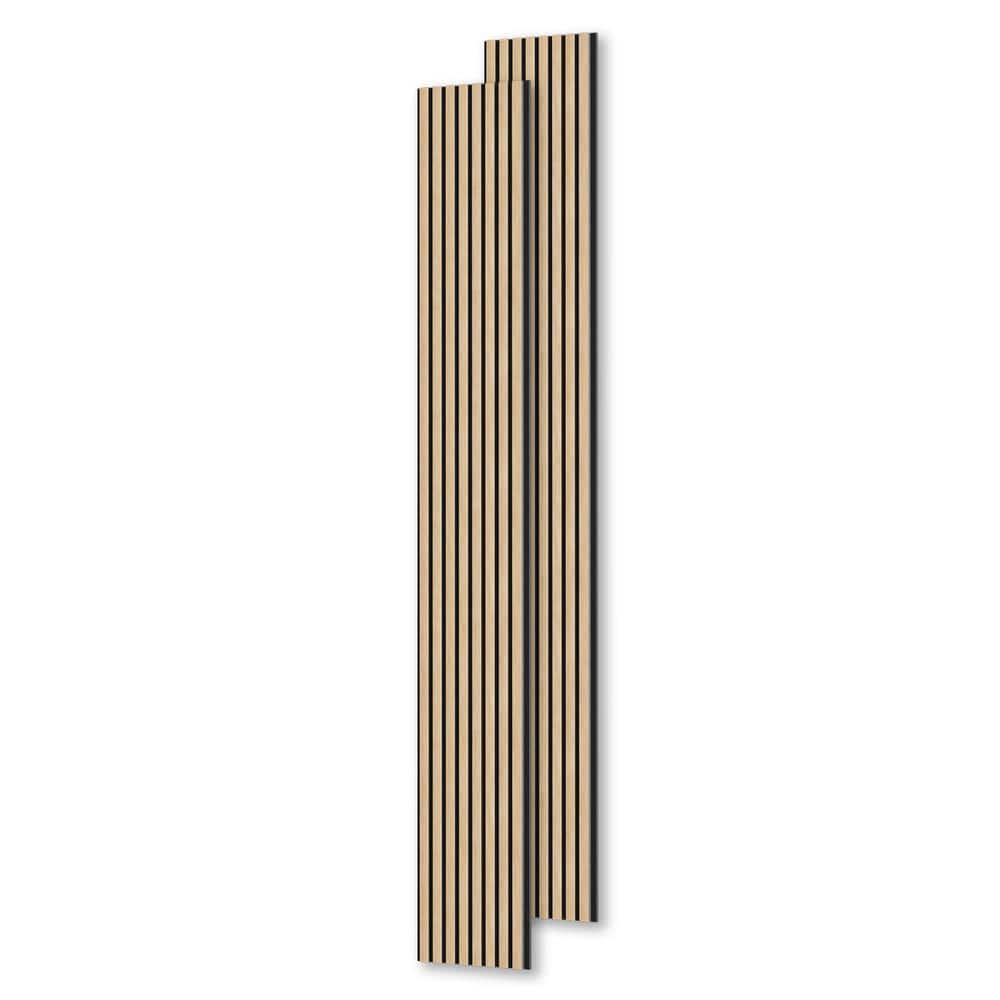 comforthomi 0.9 in. x 1.05 ft. x 8.86 ft. White Oak Acoustic/Sound ...