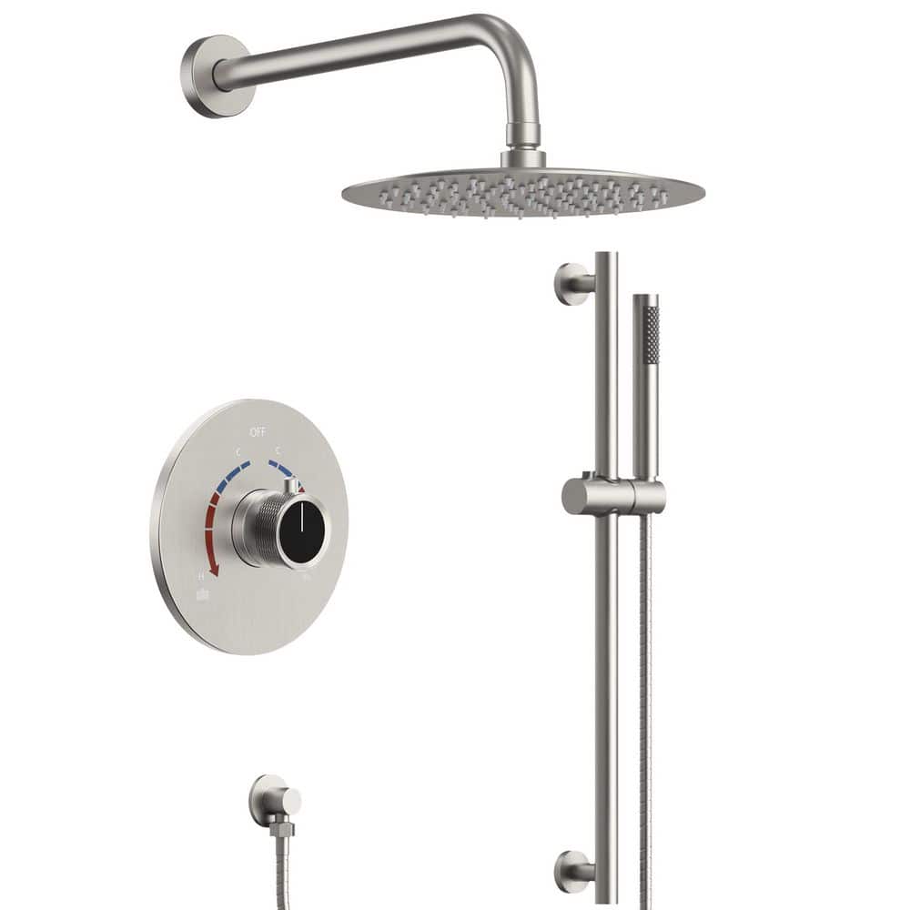 Reviews for EVERSTEIN 5-Spray Pattern LED Shower System 12 in. Ceiling ...
