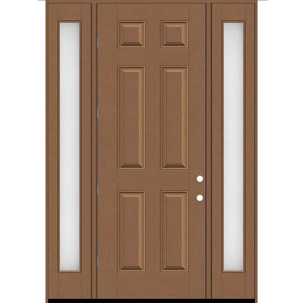 Steves & Sons Regency 64 in. x 96 in. 6 Panel RHOS Autumn Wheat Stain ...