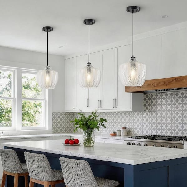 ZHLWIN Home Lighting 60-Watt 1 Light Clear Glass Globe Adjustable ...
