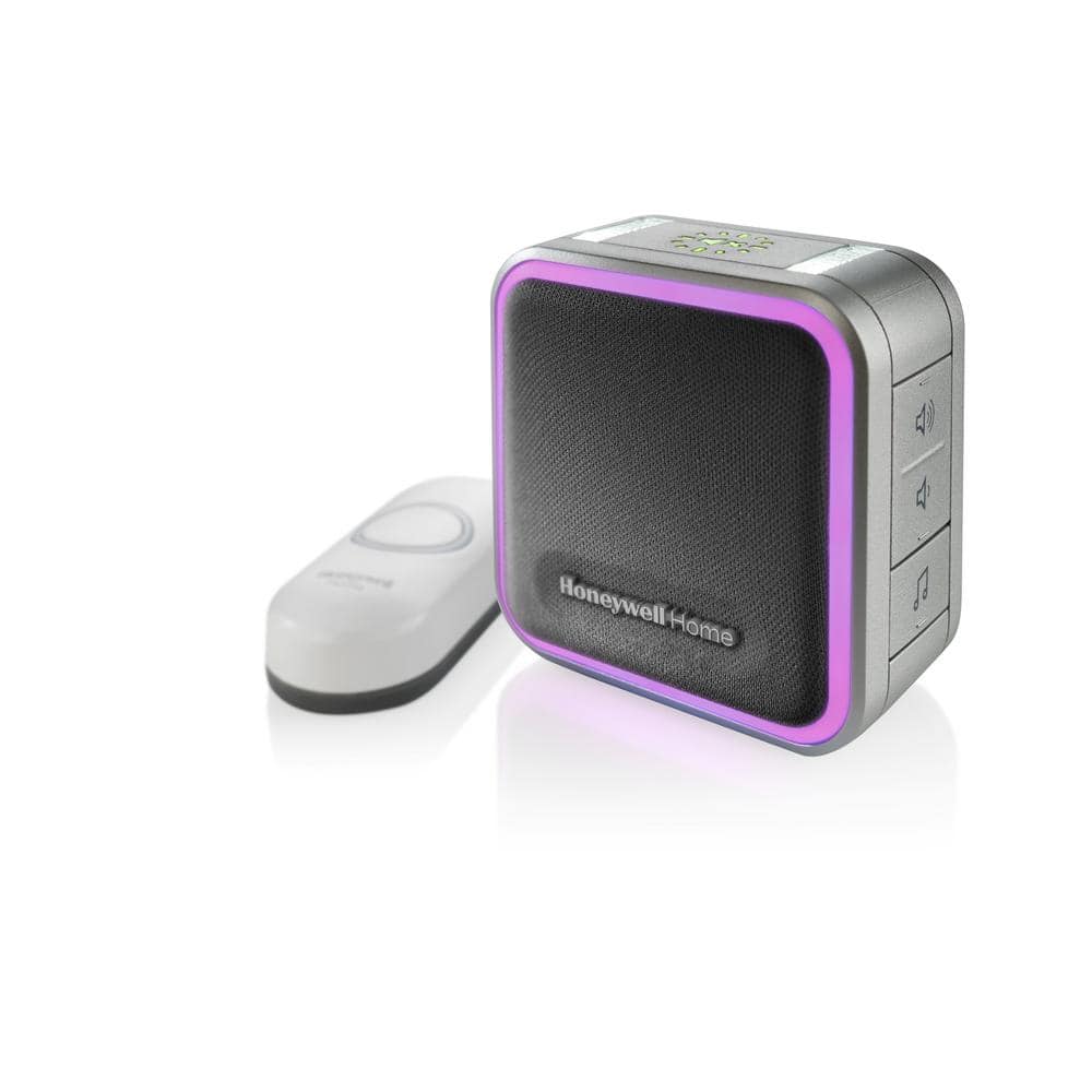 Honeywell Home Series 5 Portable Wireless Doorbell with Halo Light and ...