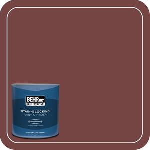 BEHR PREMIUM PLUS 8 oz. #S130-7 Cherry Cola Flat Interior/Exterior ...