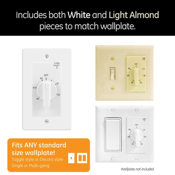 GE In-Wall Spring Wound Countdown Timer 15304 - The Home Depot