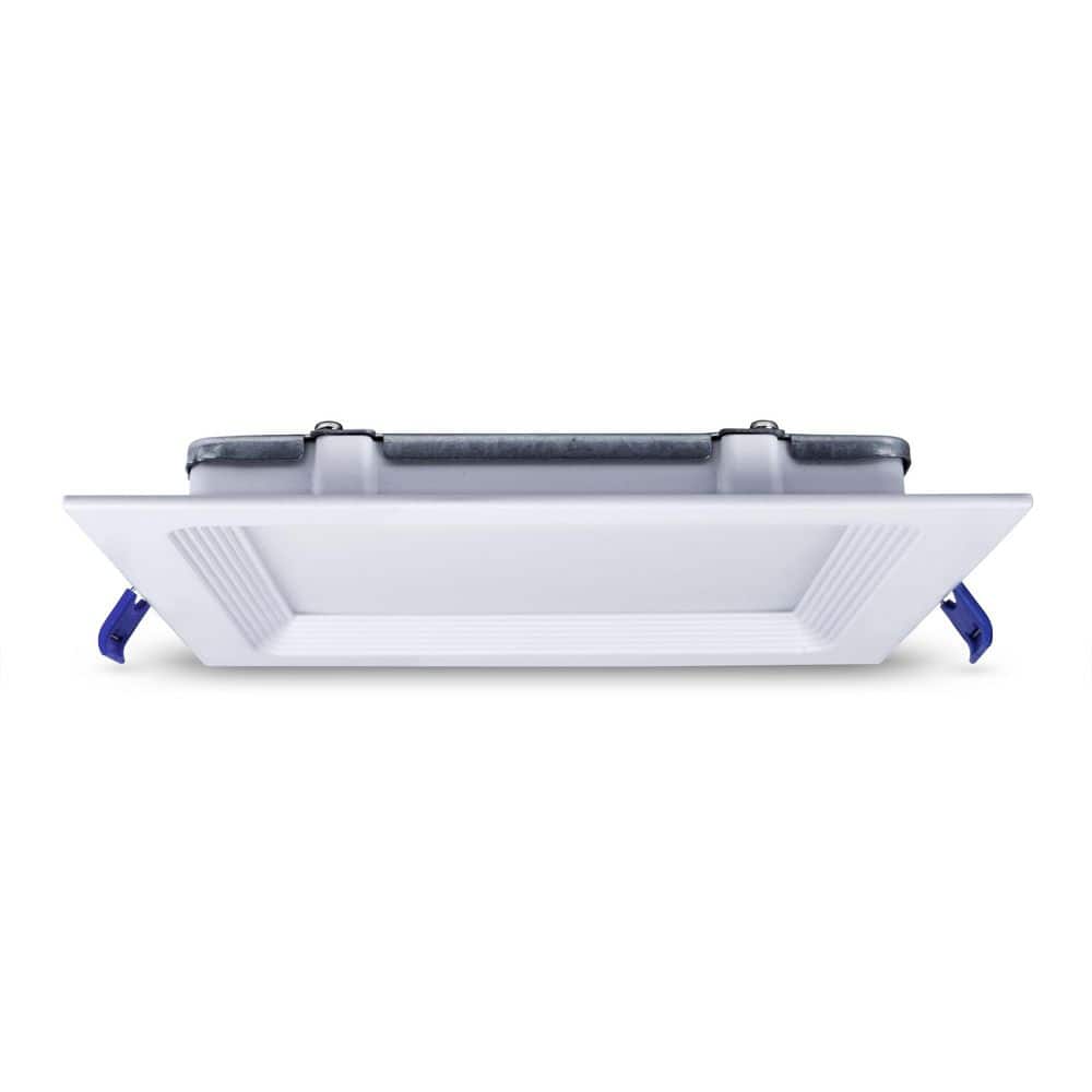 Leviton 6 in. Square Baffle Slim Integrated LED Recessed Downlight ...