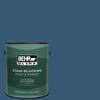 BEHR ULTRA 1 gal. #M500-6 Express Blue Extra Durable Semi-Gloss Enamel ...