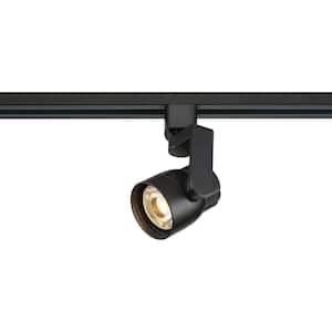 Hampton Bay 1-Light Black Integrated LED Mini-Cylinder Linear Track ...
