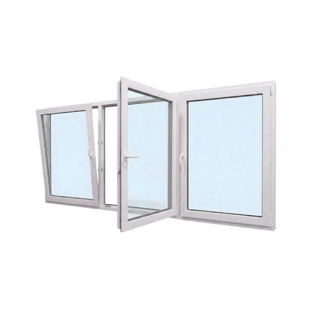 Avora Doors and Windows 96 in. x 48 in. Elite Euro White Exterior ...