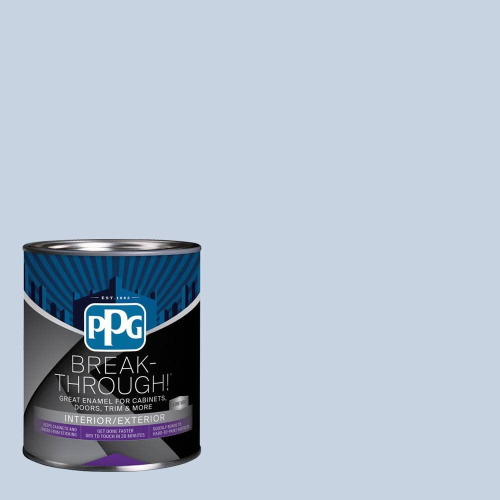 Break-Through! 1 qt. PPG1162-2 Stratosphere Satin Door, Trim & Cabinet ...