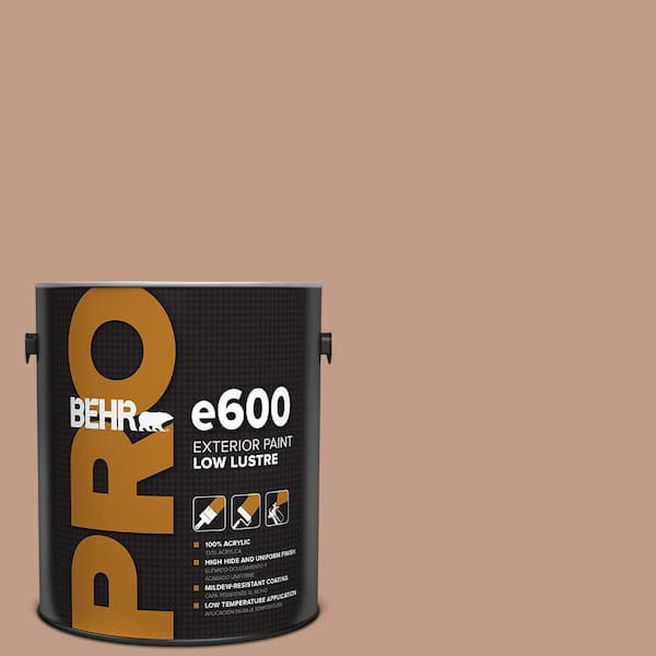 BEHR PRO 1 gal. #S200-4 Chestnut Bisque Low Luster Exterior Paint ...