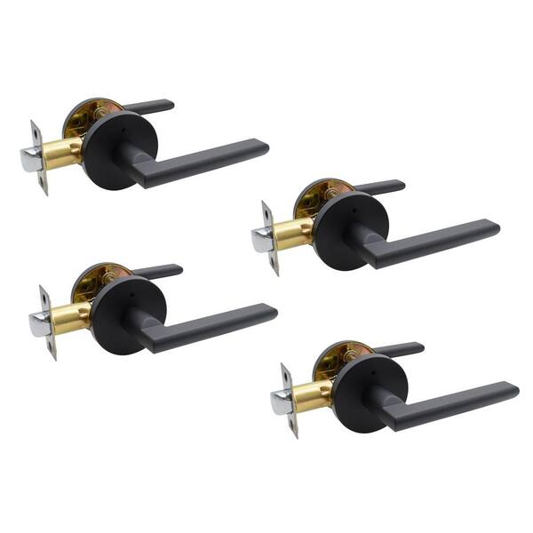 eModernDecor CozyBlock Privacy Door Lever Handle Easy to Lock and ...