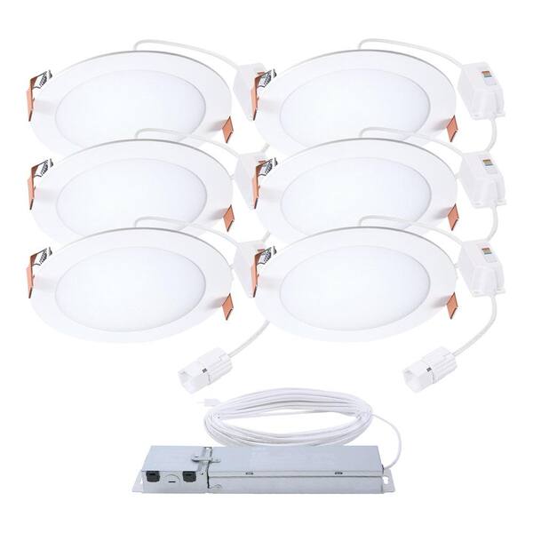 HALO QuickLink Low Voltage, 6 in. Selectable CCT 2700-5000K, 900 Lumens ...