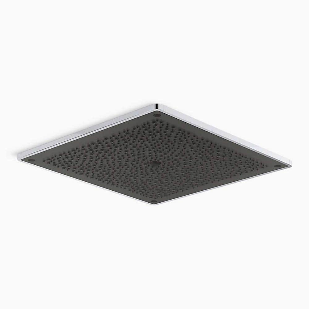 KOHLER Real Rain 1-Spray Patterns 1.75 GPM 19 in. Ceiling Mount Fixed ...