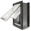 Endura Flap 6 in. x 10 in. Small Double Flap for Walls with Black ...