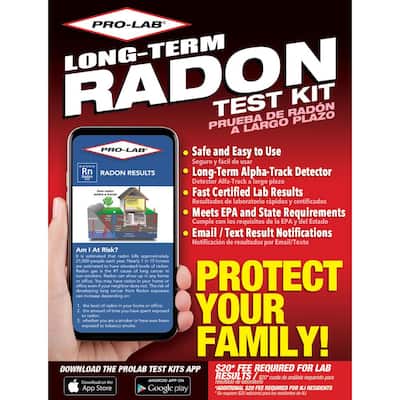 PRO-LAB Radon in Water Test Kit-RW103 - The Home Depot