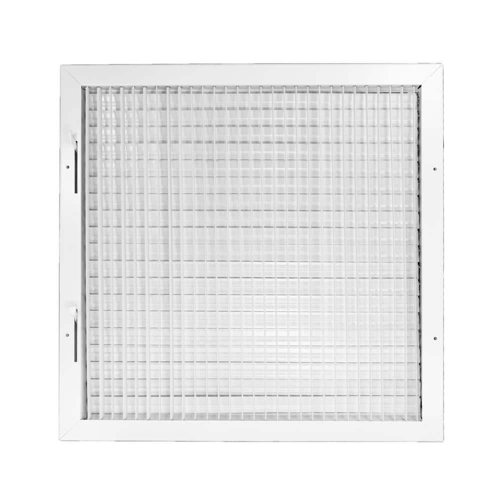 Venti Air 24 in. x 24 in Adjustable, Single Deflection, 1 Way Supply ...