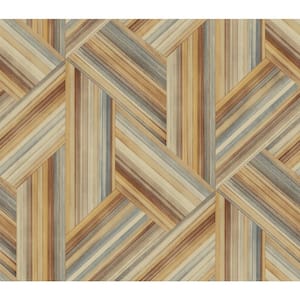 Seabrook Designs 56 sq. ft. Blue Lake and Frost Notch Trowel Abstract ...