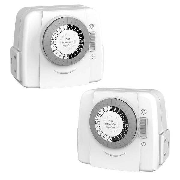 Vrbgify 5 Amp 12V DC 9999 min. Indoor Countown Time Delay Relay ...