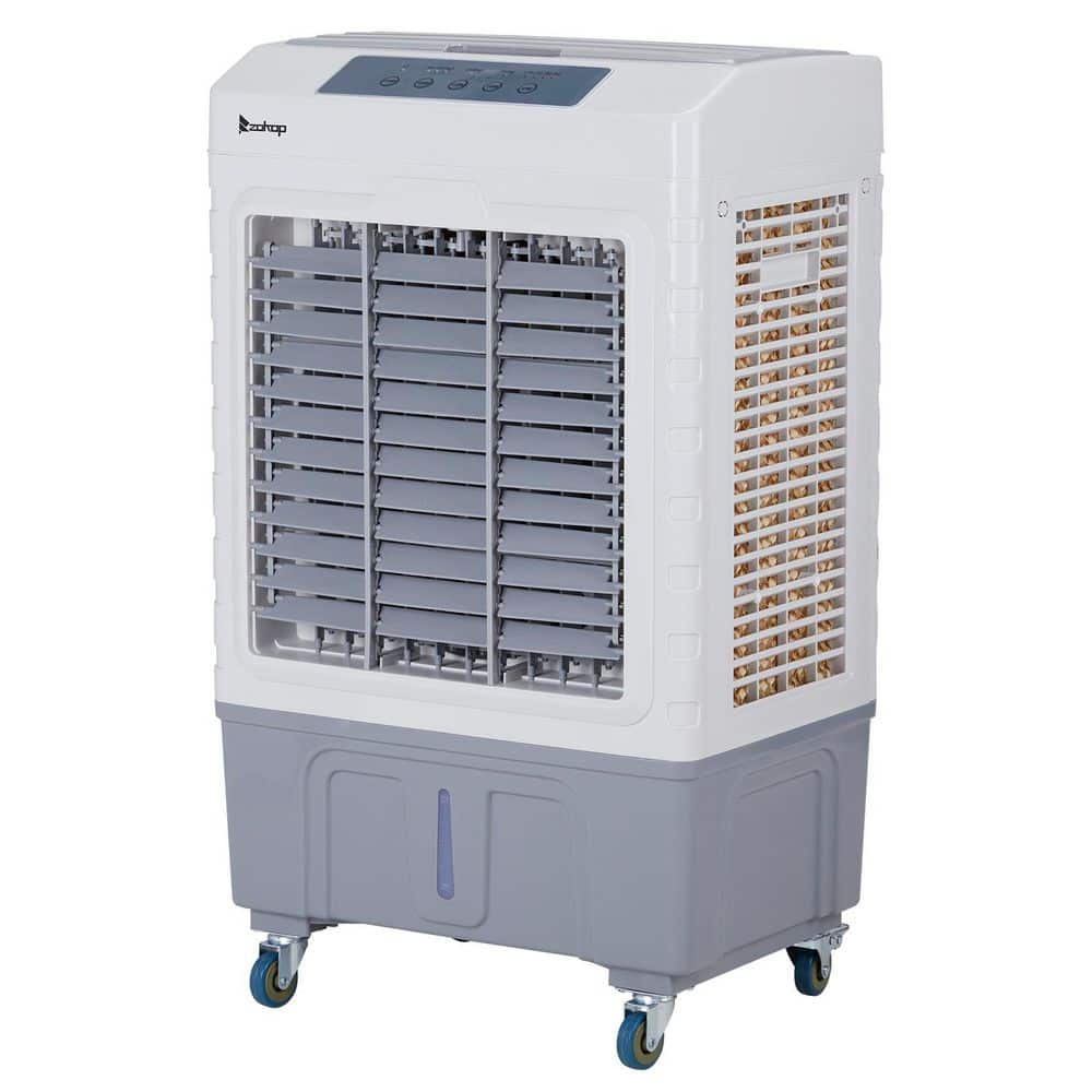 Winado 3 in 1 10.57 Gal 2600 CFM 3-Speed Portable Evaporative Cooler ...