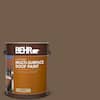 BEHR 1 gal. #MS-46 Chestnut Brown Flat Multi-Surface Exterior Roof ...