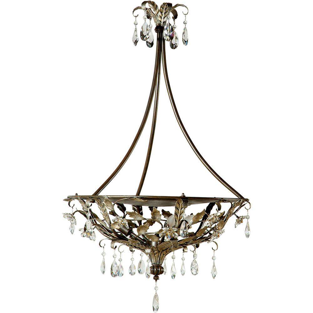 Yosemite Home Decor Splendido Collection 4-Light Oxido with Gold ...