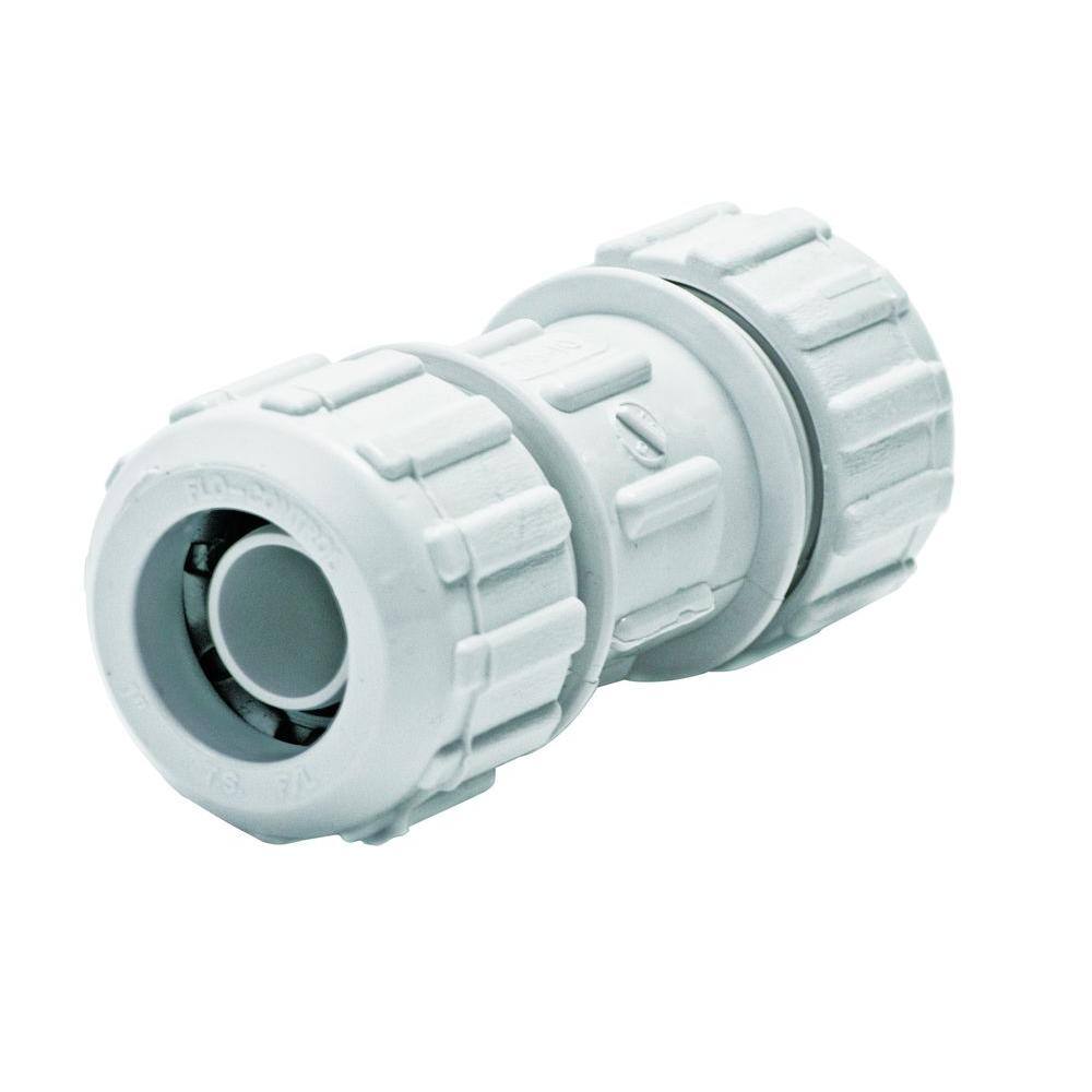 NDS Flo-Lock™ PVC Gripper Coupling, 1 in. SDR-9 CTS, White 710-10RTL ...