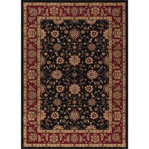 Concord Global Trading Ankara Mahal Black 5 ft. x 7 ft. Area Rug 65535 ...