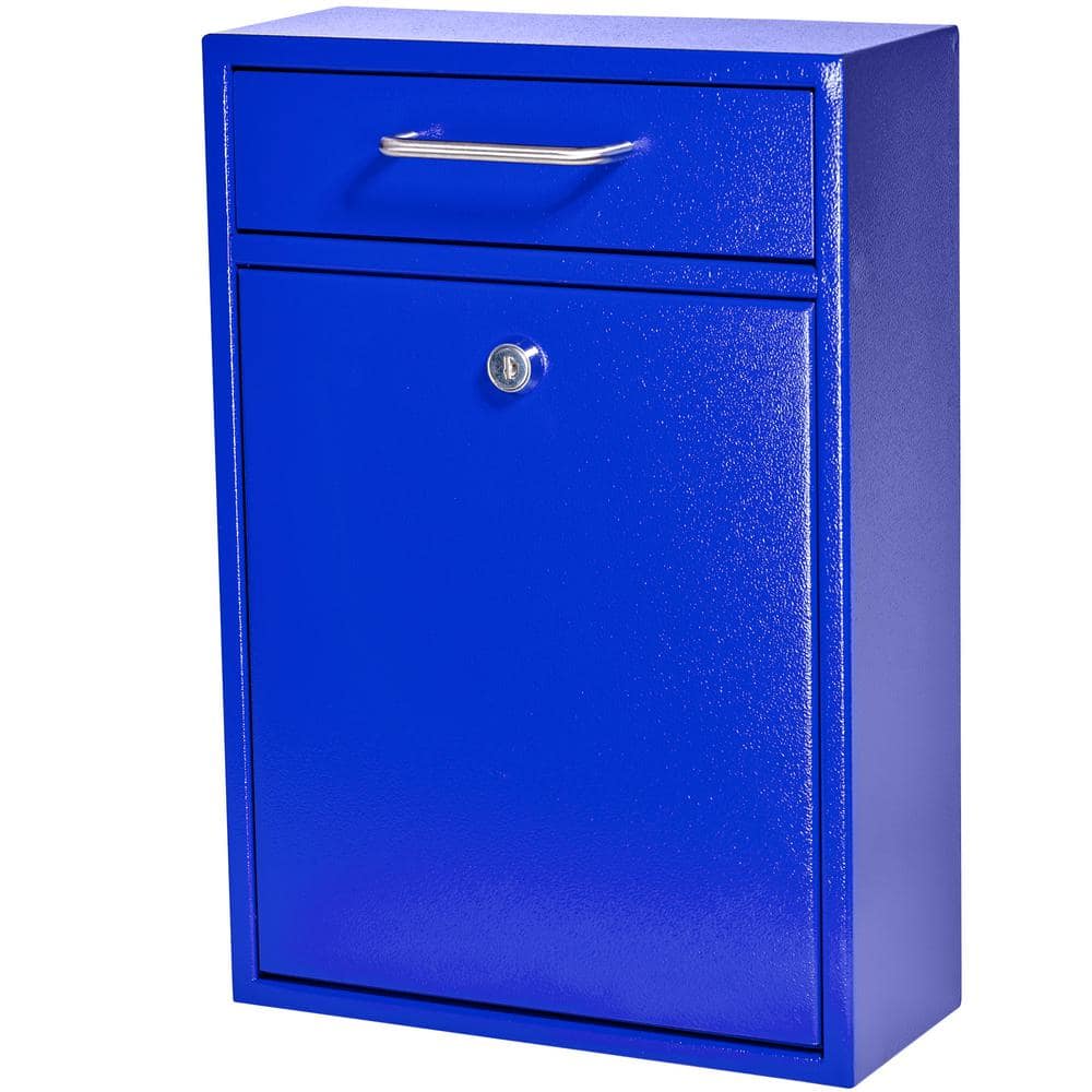 Mail Boss Olympus Locking Wall-Mount Drop Box With High Security ...