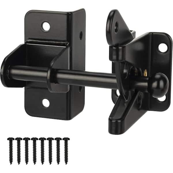 Heavy Duty Self Locking Gate Latch for Wooden Fence and Metal Gates ...