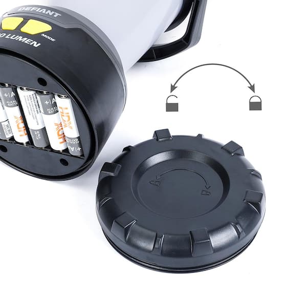 Defiant 1000 Lumen Dimmable Weatherproof LED Lantern 90837 - The Home Depot