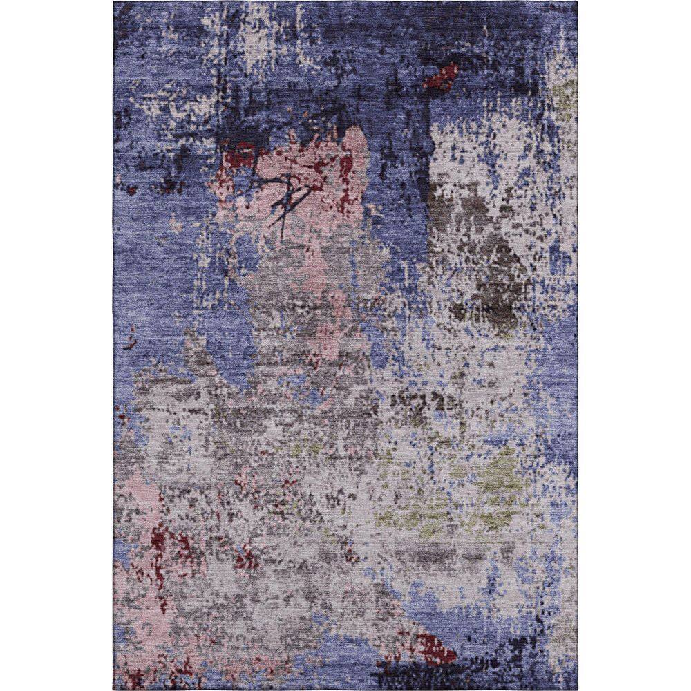 Addison Rugs Mayfield Premium Machine Washable Abstract AMF1911 Plum 3 ...