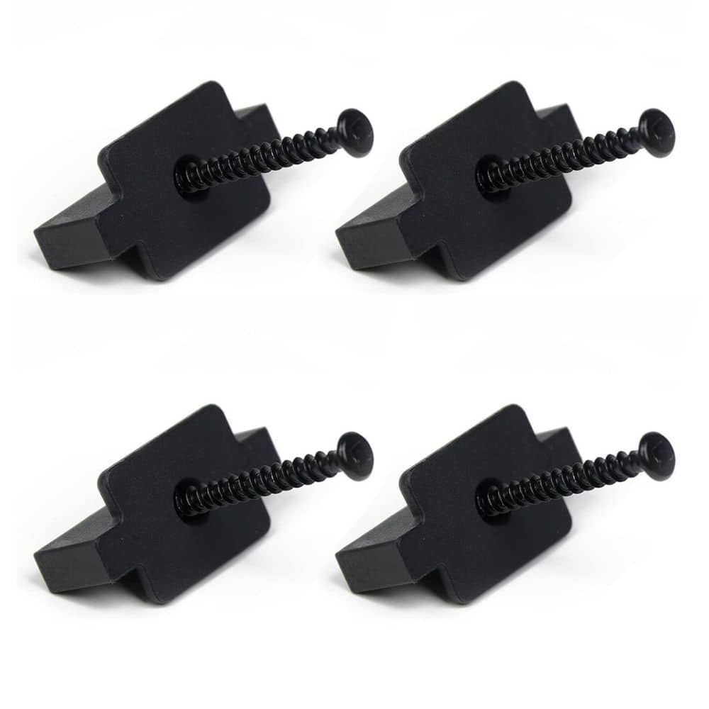Afoxsos Nylon Black Preloaded Hidden Deck Fasteners Universal Nylon ...